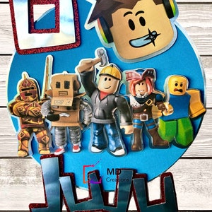 Roblox Cake Topper personalize With Name and Turning Age - Etsy