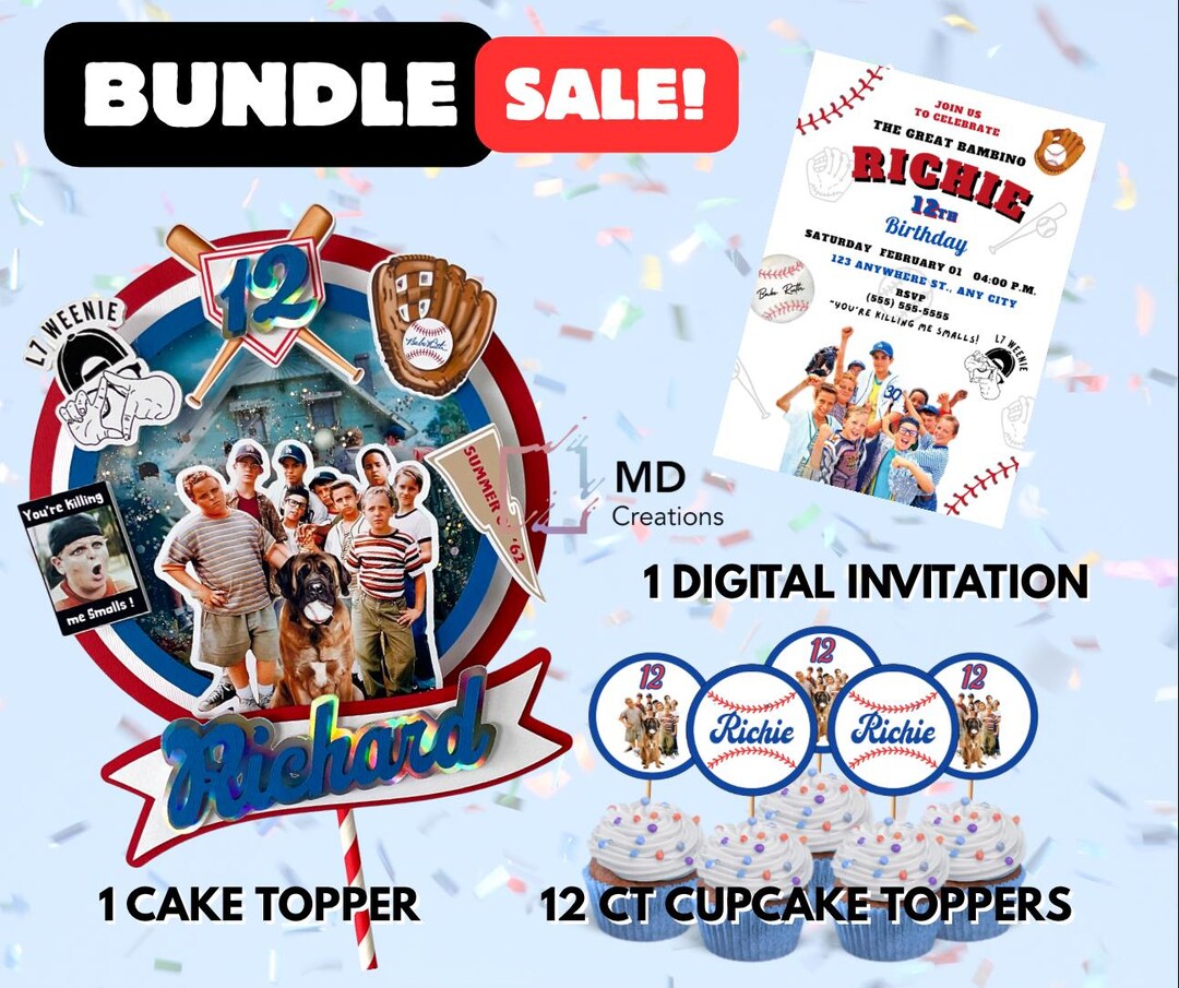 The Sandlot Cake Topper- the Sandlot Cake Supplies- Baseball Cake ...