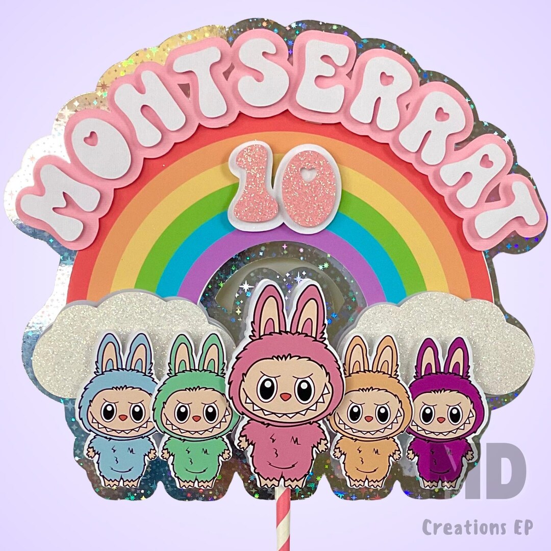 Handmade Monsters Cake Topper – Birthday Supplies - Etsy