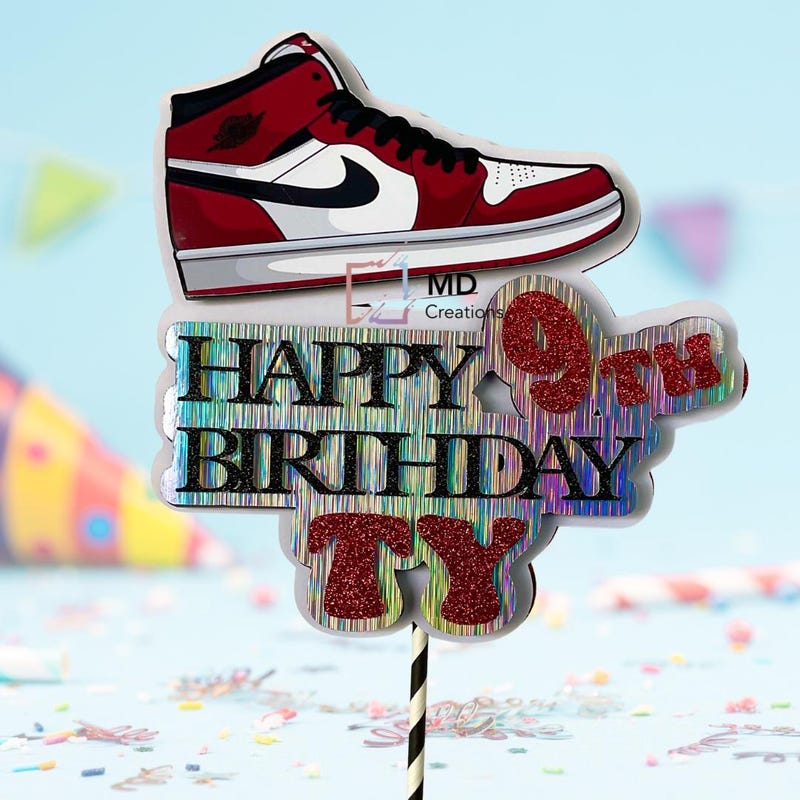 Jordan Cake Topper - Etsy