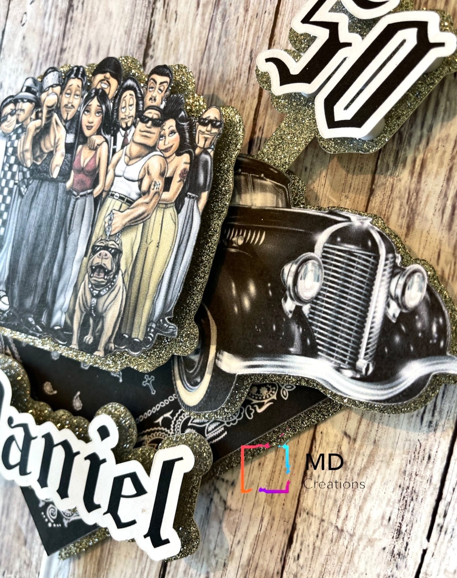 Homies Cake Topper Cholo Cake Topper Homies Party Supplies Homies Cake ...