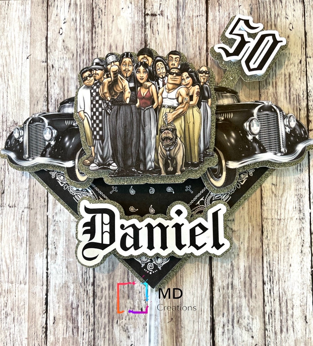 Homies Cake Topper Cholo Cake Topper Homies Party Supplies Homies Cake ...