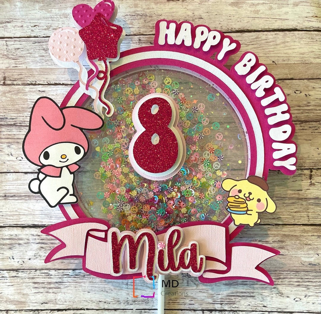 Hello Kitty Cake Topper Melody Cake Topper Melody Party Supplies Melody ...