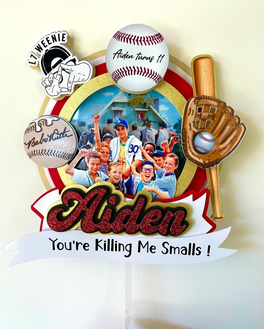 The Sandlot Cake Topper- the Sandlot Cake Supplies- Baseball Cake ...