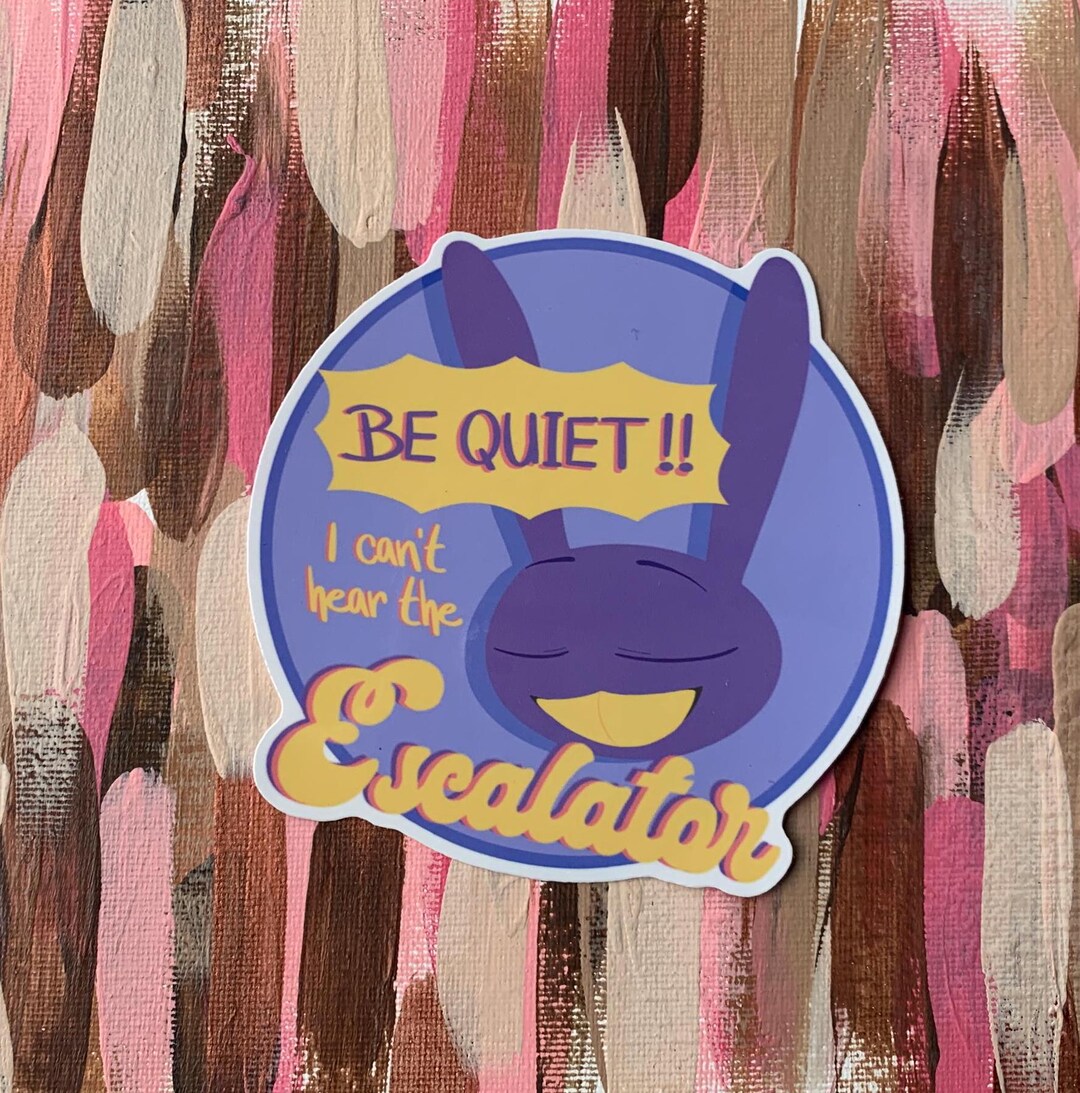 The Amazing Digital Circus - Jax Escalator Sticker - Etsy