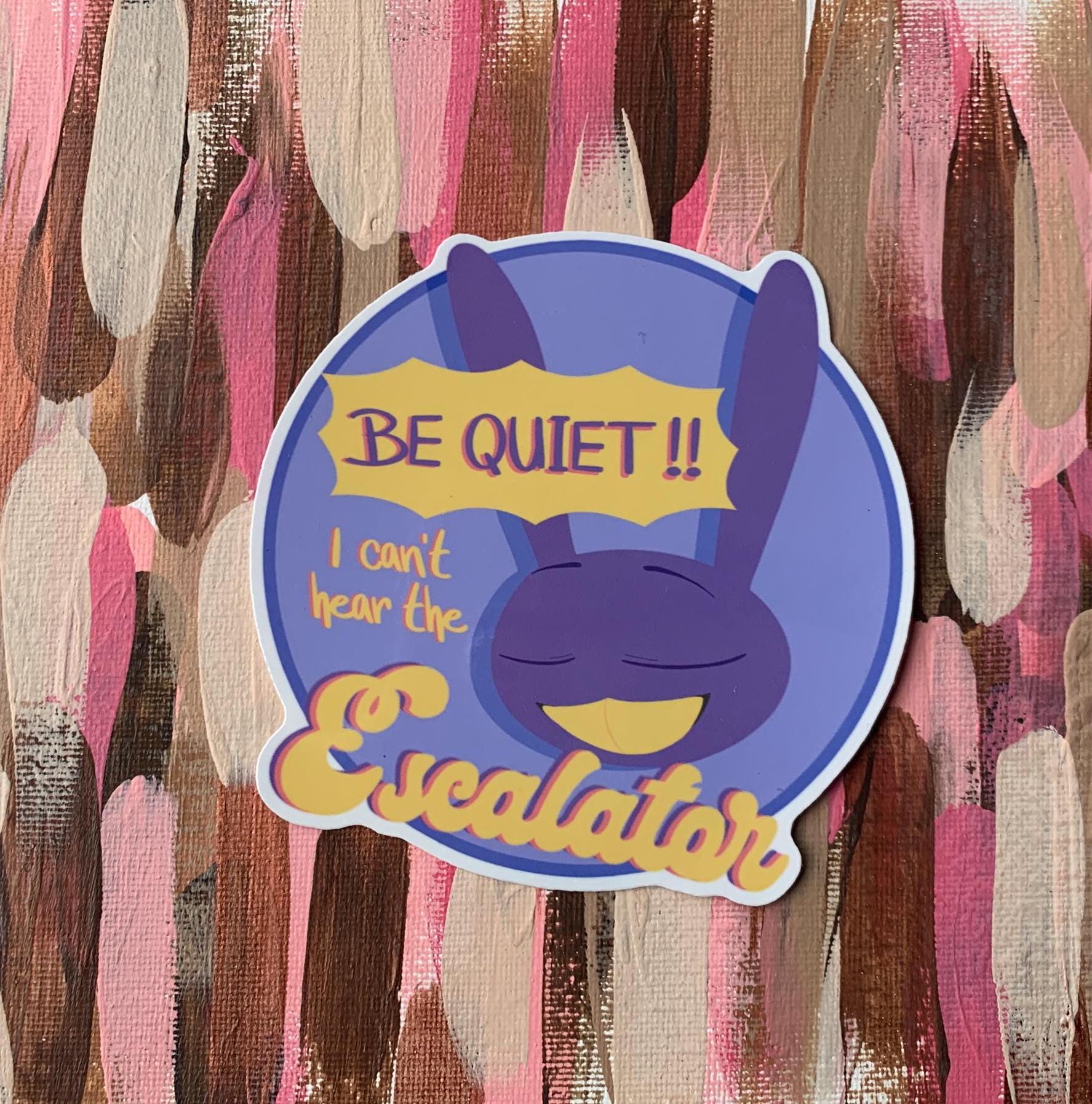 The Amazing Digital Circus - Jax Escalator Sticker - Etsy