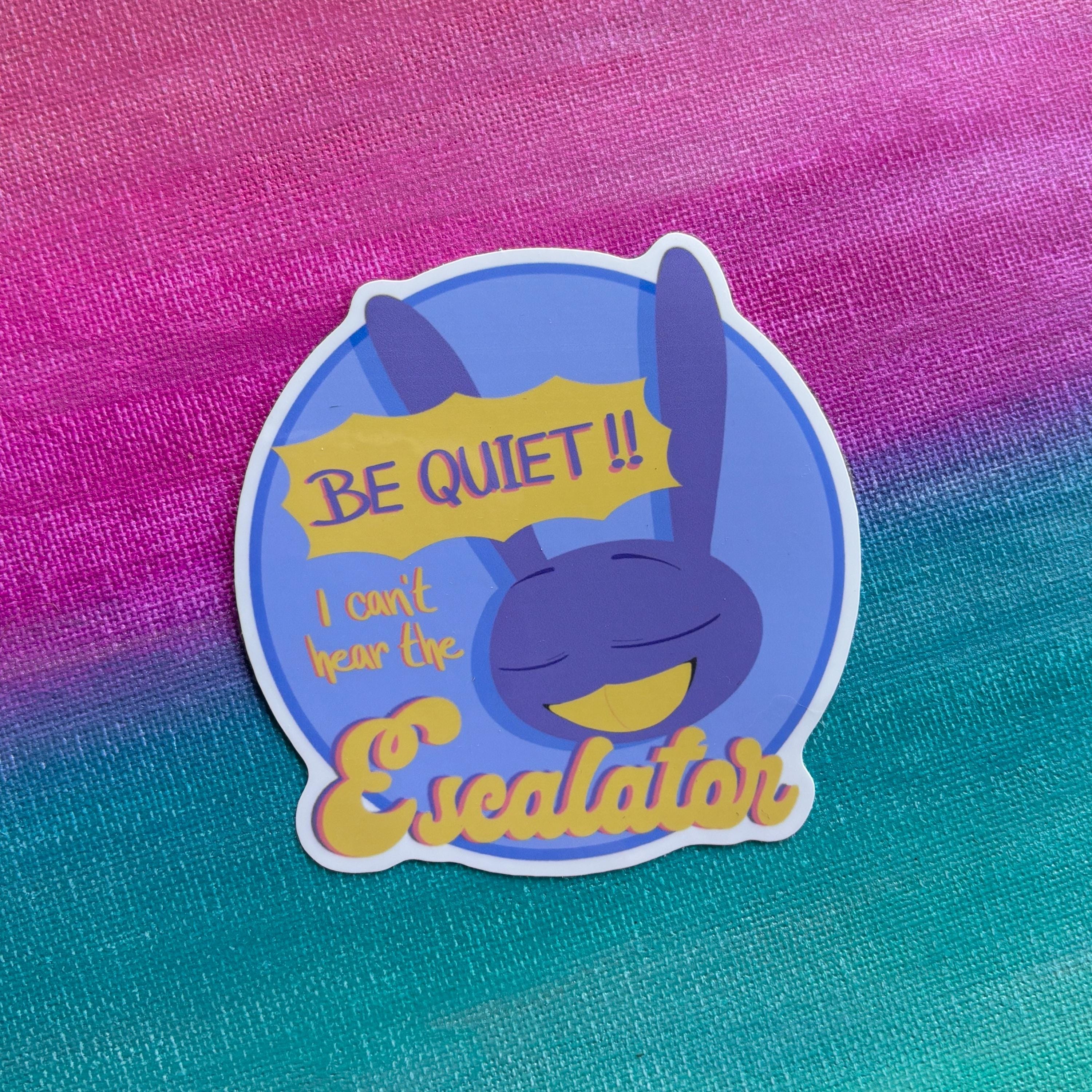 The Amazing Digital Circus - Jax Escalator Sticker - Etsy