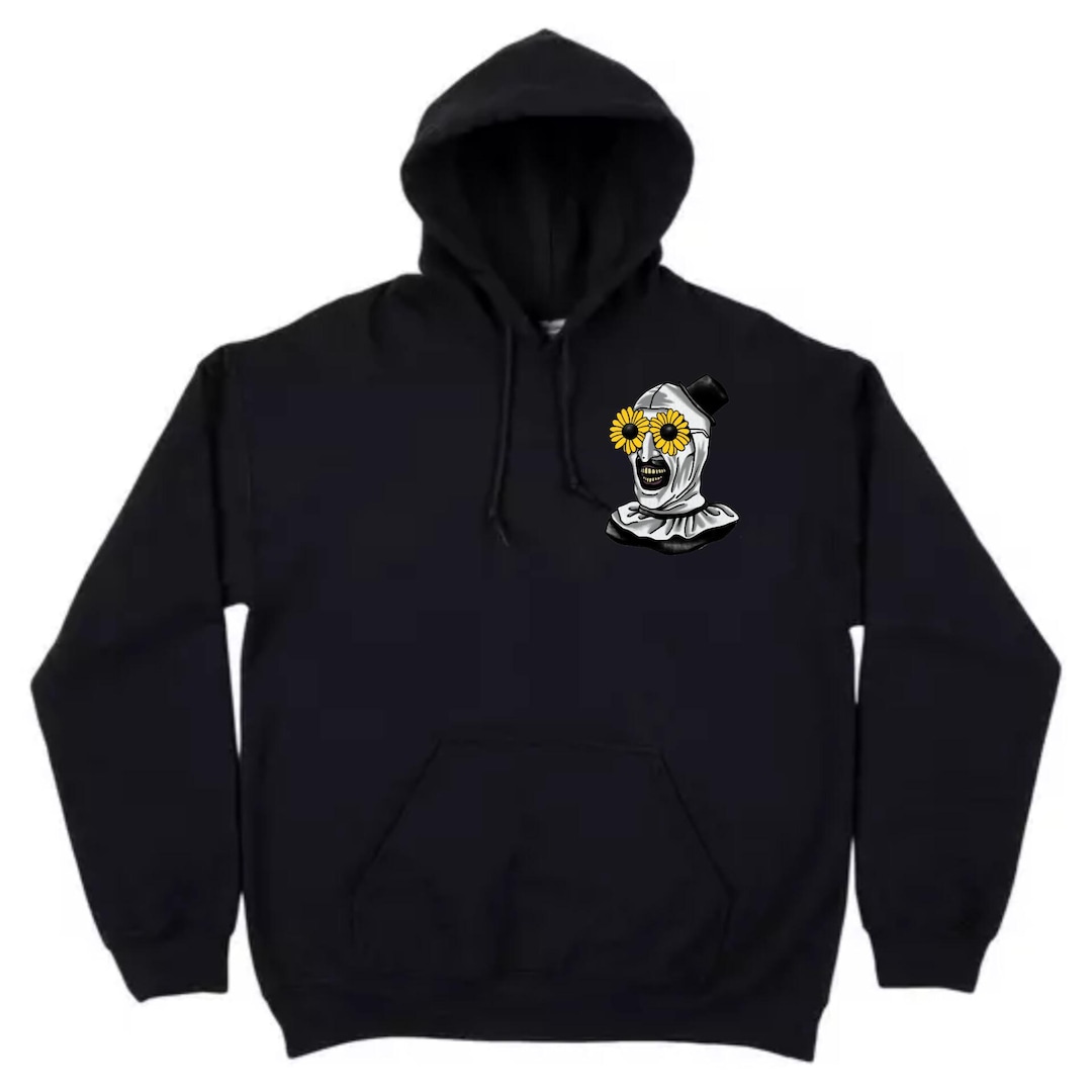 Art the Clown With Glasses Pullover Hoodie, Horror Hoodie, Horror Movie Hoodie - Etsy