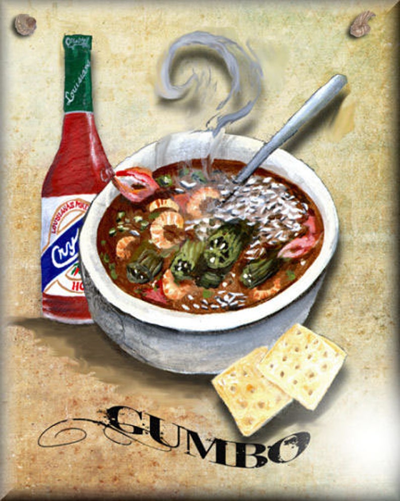 Ceramic Art Tile Gumbo Several Sizes Available - Etsy