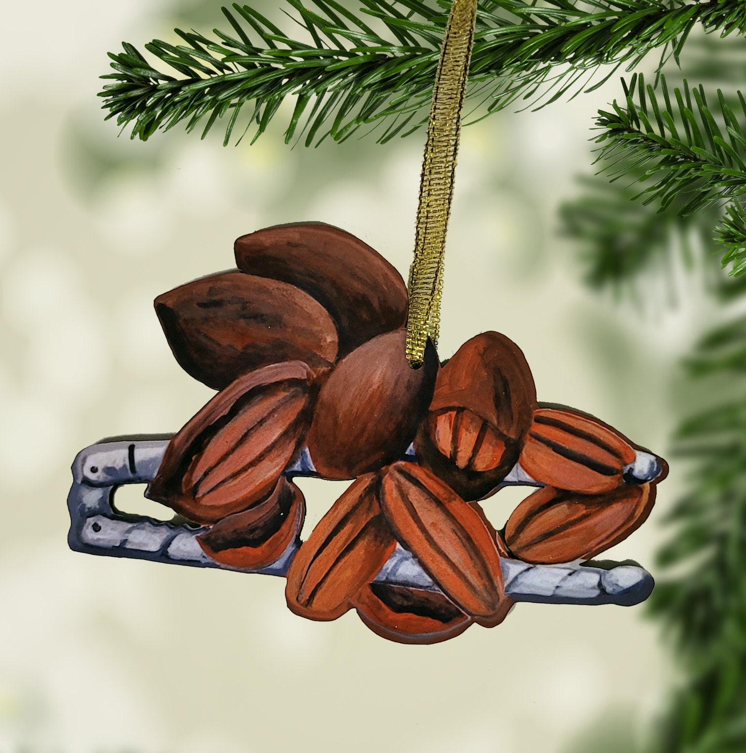 Pecan Nut Tree Drawing
