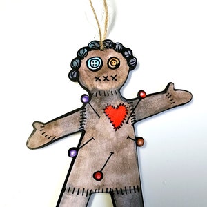 New Orleans Louisiana Voodoo Doll Ornament Made From Original Artwork ...