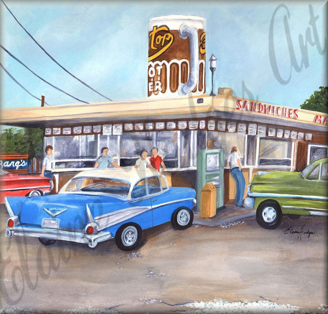 New Orleans Louisiana Iconic Frostop Restaurant, Made From Original ...