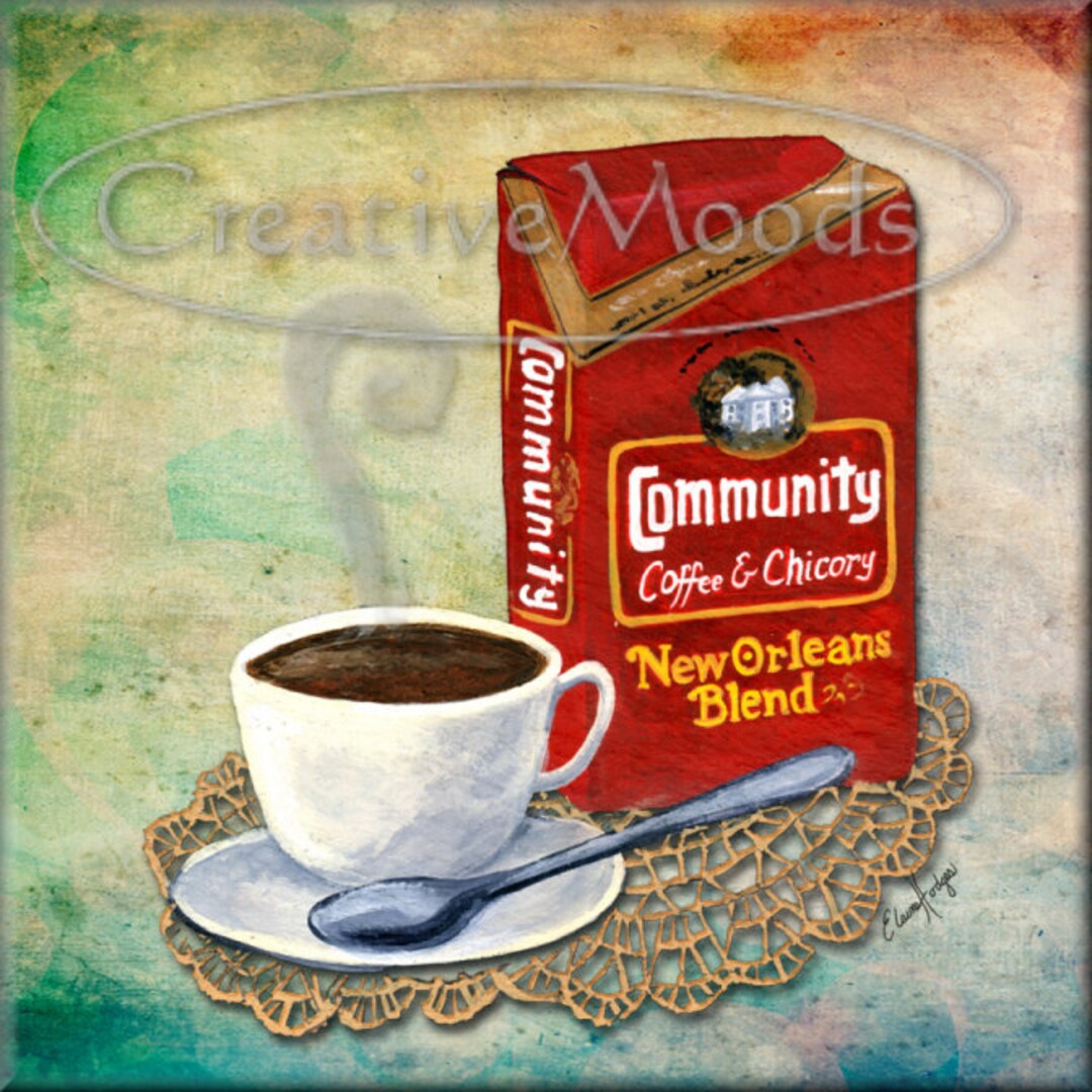 Community Coffee Decorative Tile in Several Sizes Made From Original ...
