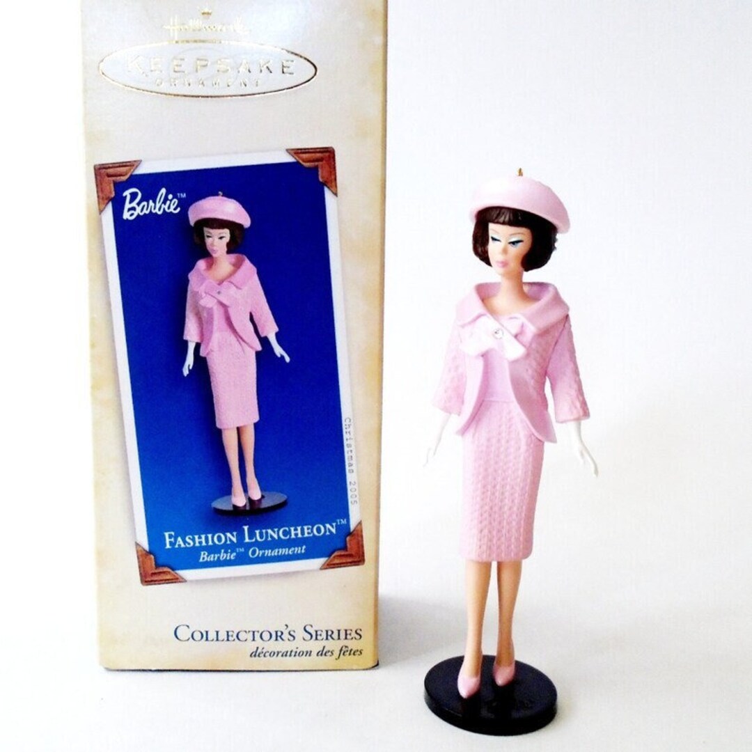 Barbie Hallmark Keepsake Ornament, Original Barbie Fashion Luncheon ...