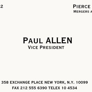 Canva Template| Paul Allen Business Card Style | American Psycho - Etsy