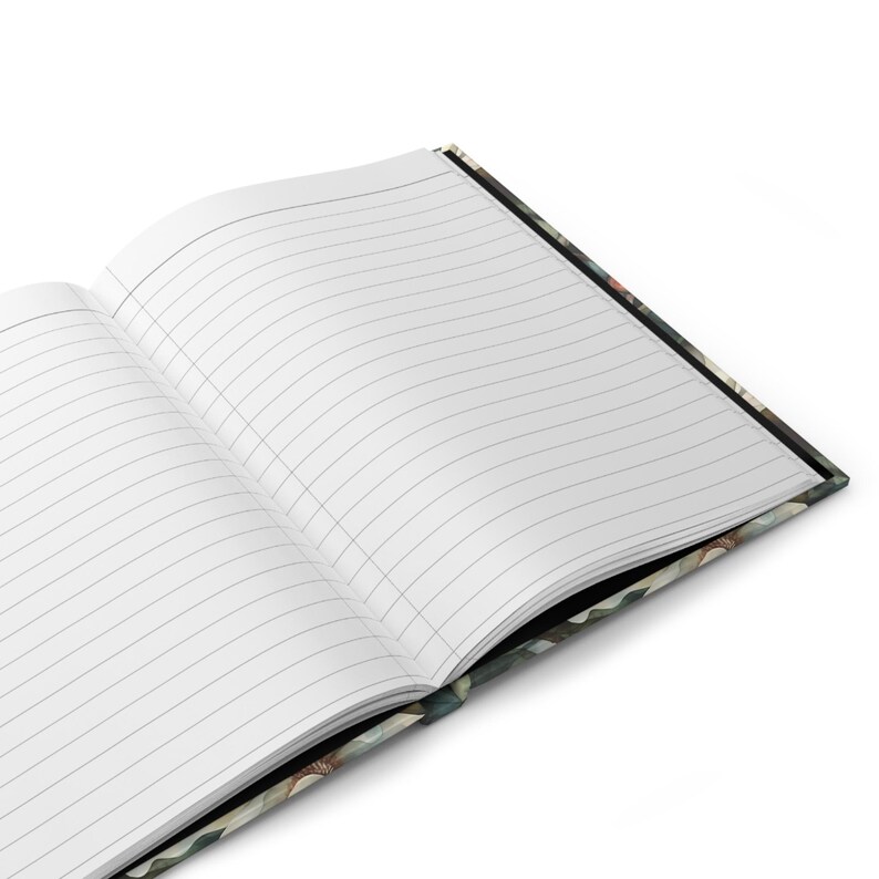 Personalized Magnolia Floral Journal: Elegant Matte Hardcover Notebook ...
