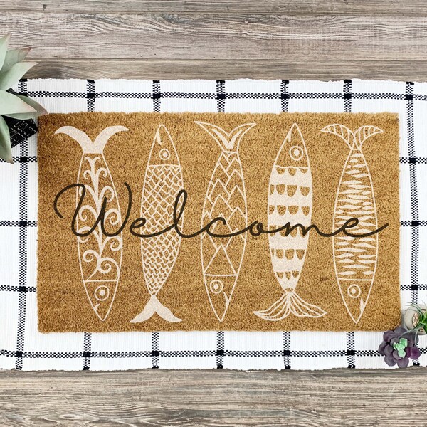 Sardine Doormat - Etsy