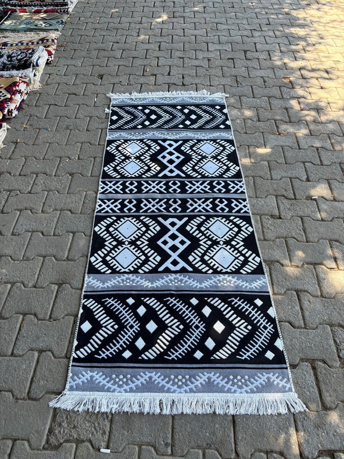 Modern Mayan - Neutral Tones, Vintage, Handwoven, Turkish Rug, Aztec ...