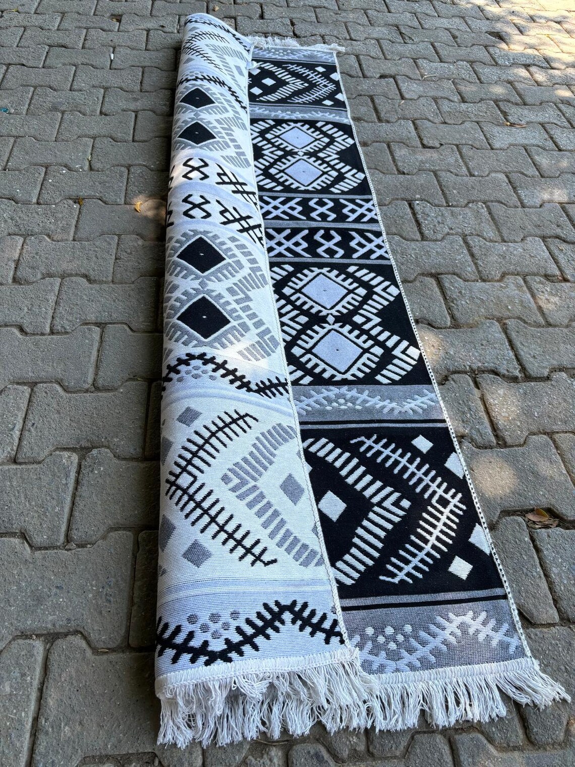 Modern Mayan - Neutral Tones, Vintage, Handwoven, Turkish Rug, Aztec ...