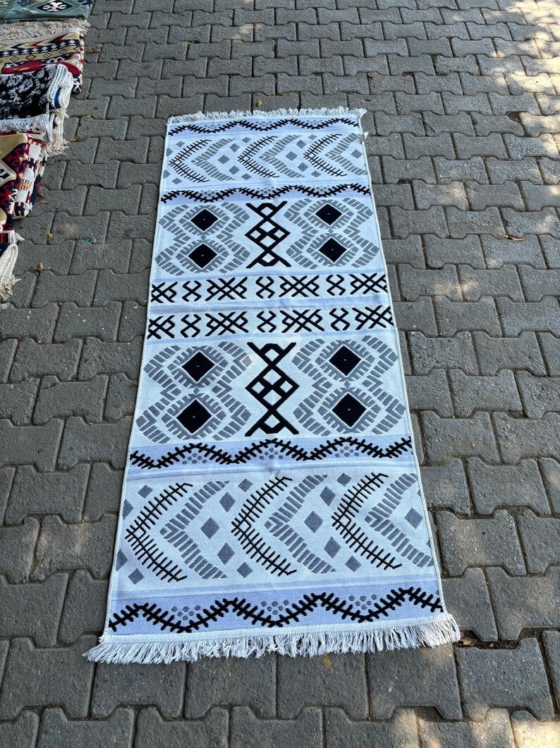 Modern Mayan - Neutral Tones, Vintage, Handwoven, Turkish Rug, Aztec ...