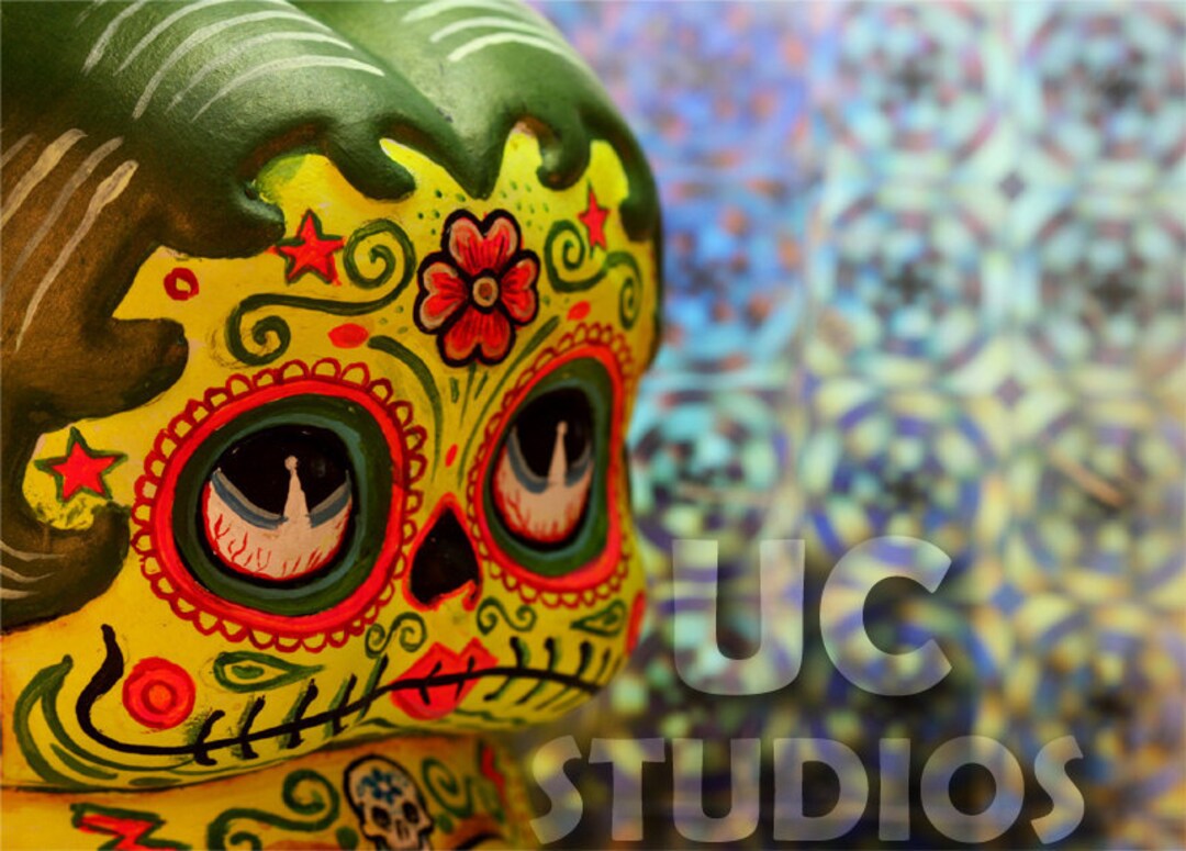 Dia De Los Muertos "deadey Betty Boop" Canon PRINT 323 From Sculpture ...