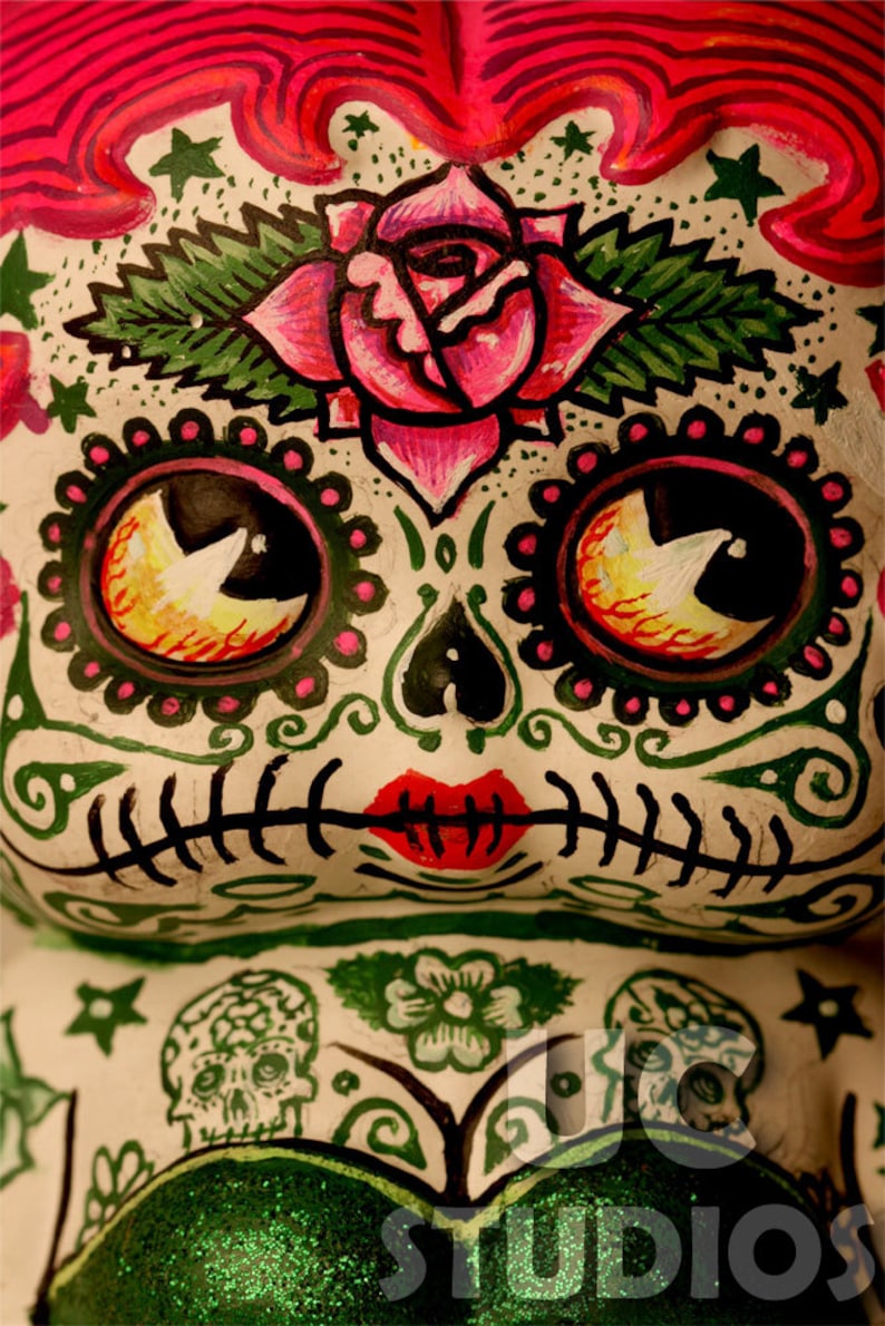 Dia De Los Muertos Deadey Betty Boop PRINT 308 by Michael Brown / UC ...