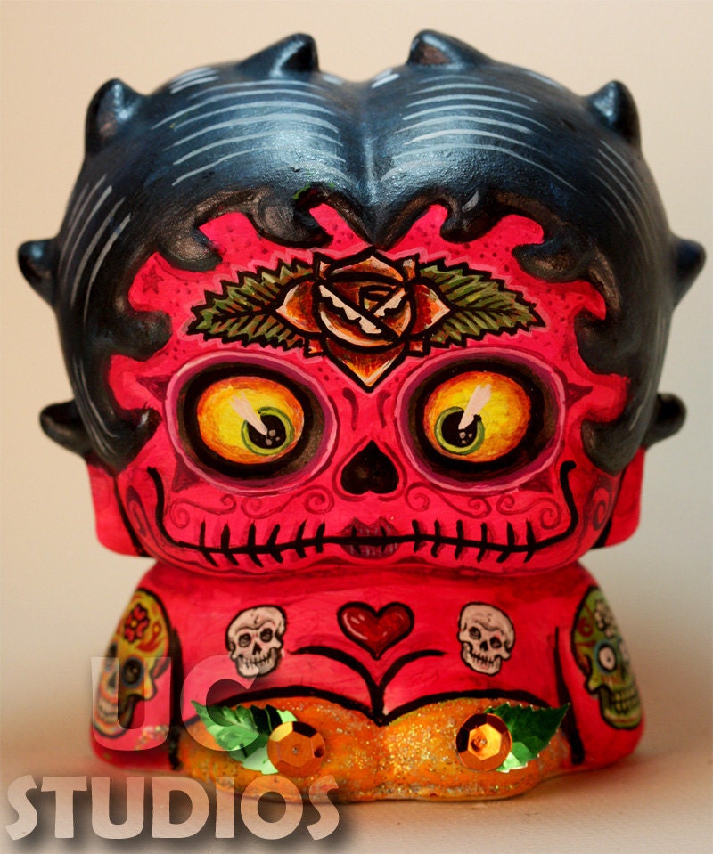 Dia De Los Muertos Deadey Betty Boop Canon PRINT 327 Reproduction From ...