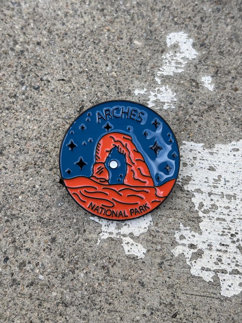 National Park Enamel Pin - Etsy