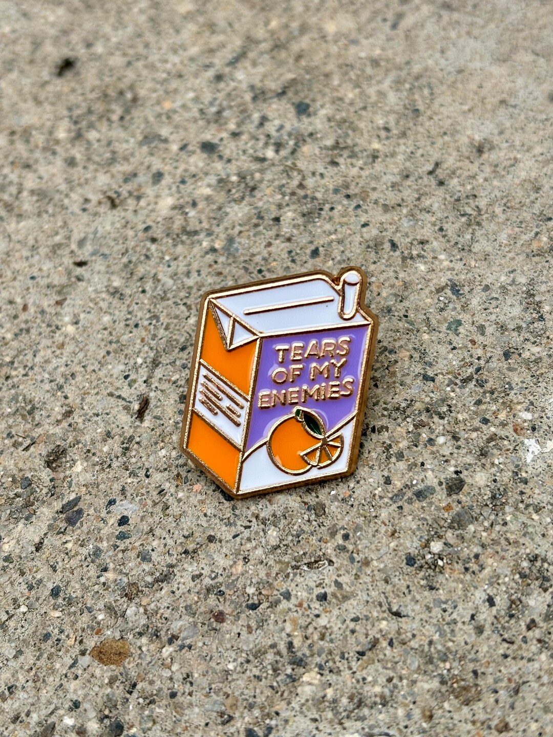 Enemy Tears Juice Box Pin - Etsy