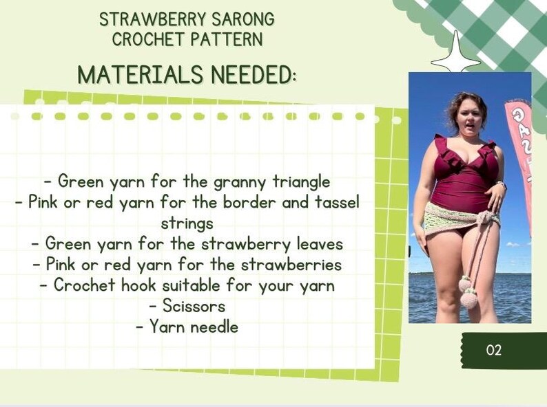 Strawberry Sarong Crochet Pattern: Beautiful and Fun Summer Wrap With a ...