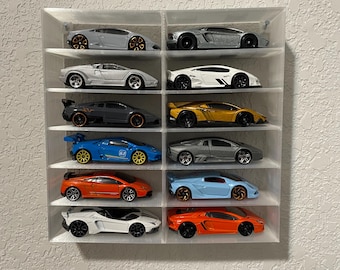 Floating Hot Wheels Display Wall Platform - Sleek Car Showcase Stands ...
