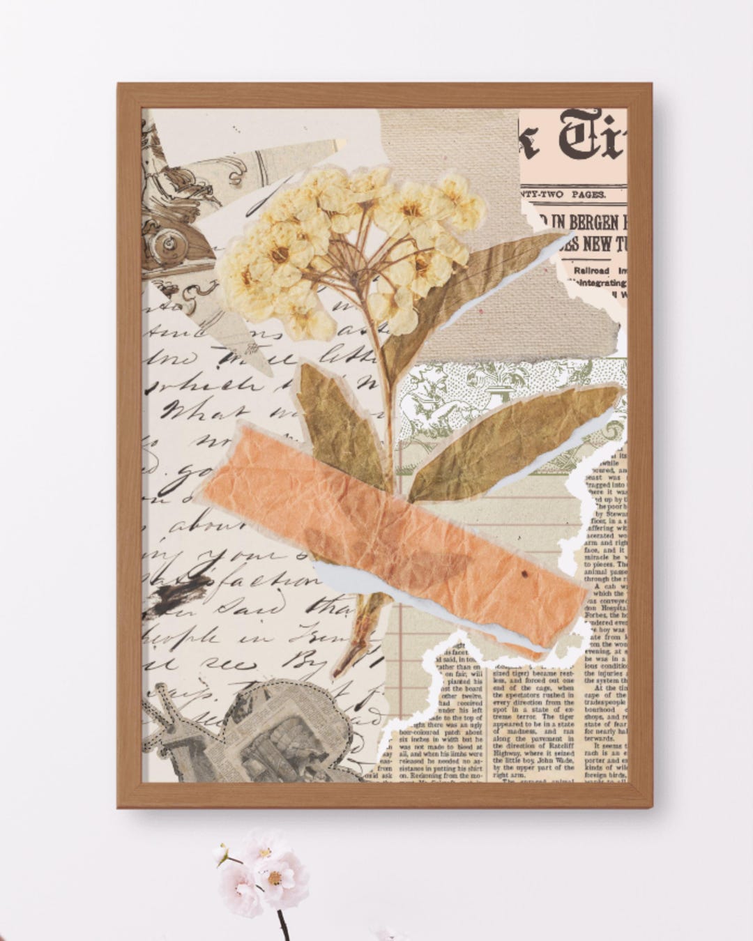 Vintage Poster | Junk Journal Style - Etsy