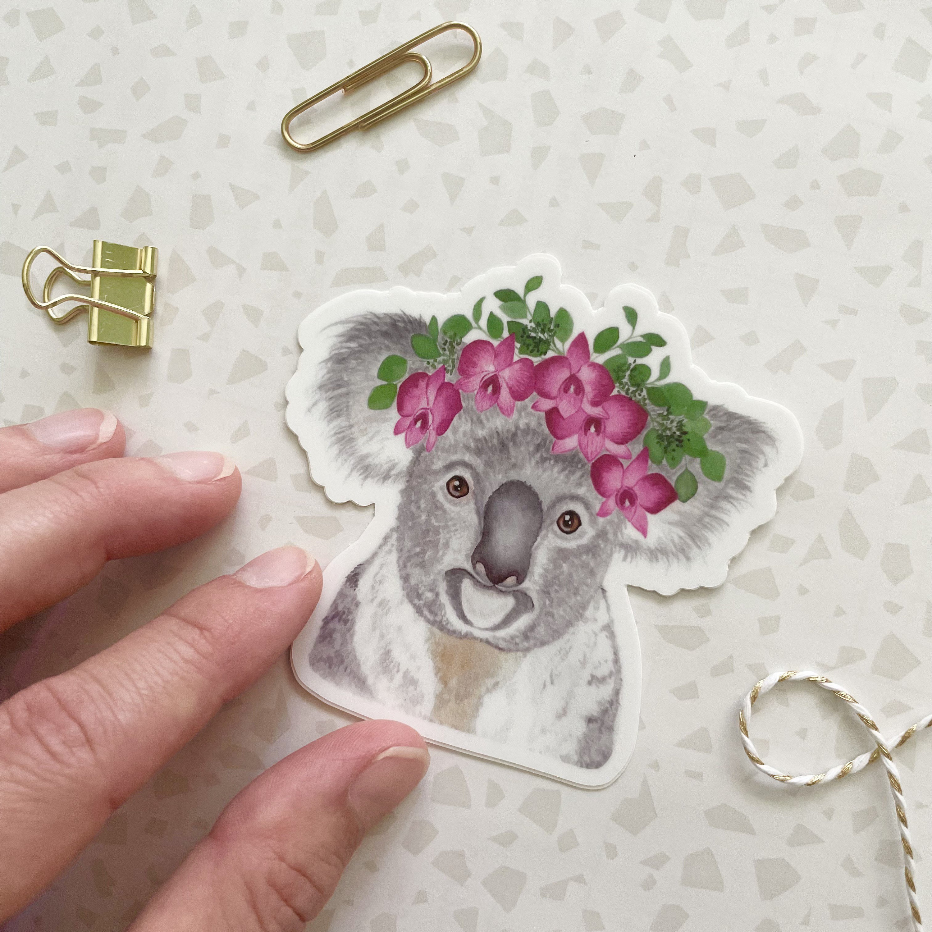 Koala Sticker. Die Cut Stickers. Car Sticker. Laptop Decal. | Etsy