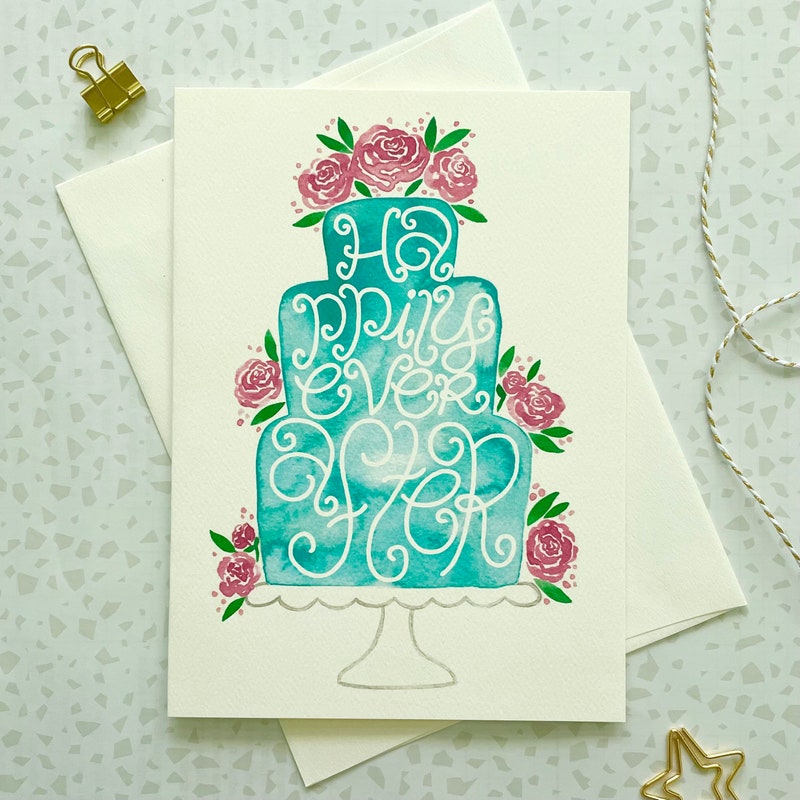 Hand Lettering Card - Etsy