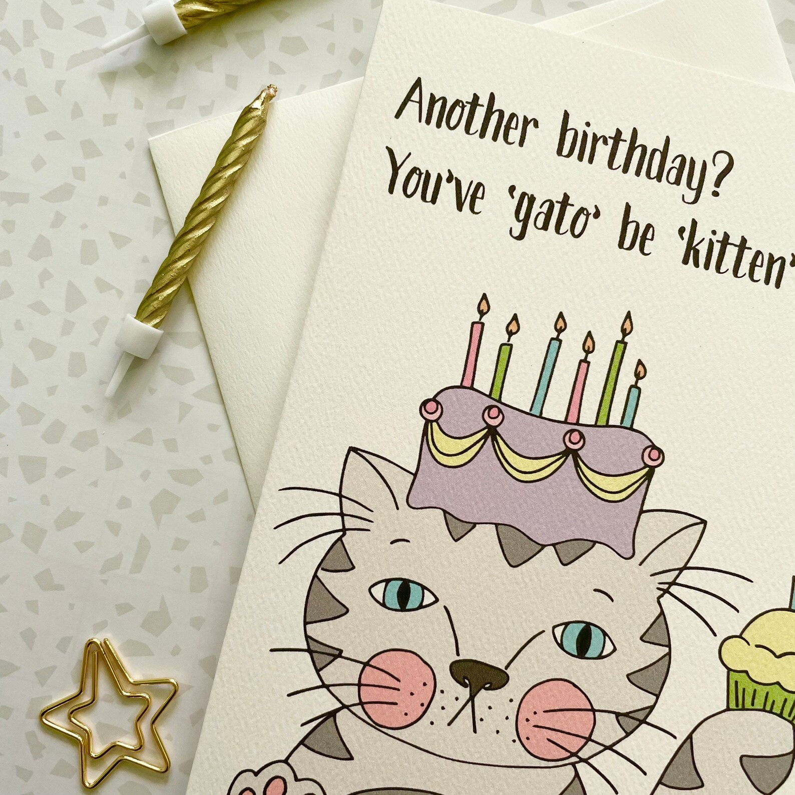 cat-card-cat-birthday-card-cat-lover-card-cat-pun-card-etsy