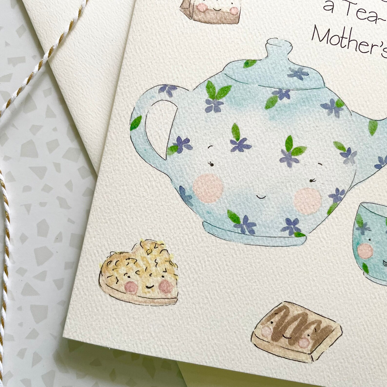 Mother's Day Card. Teapot Card. Food Pun Card. Tea Cup | Etsy