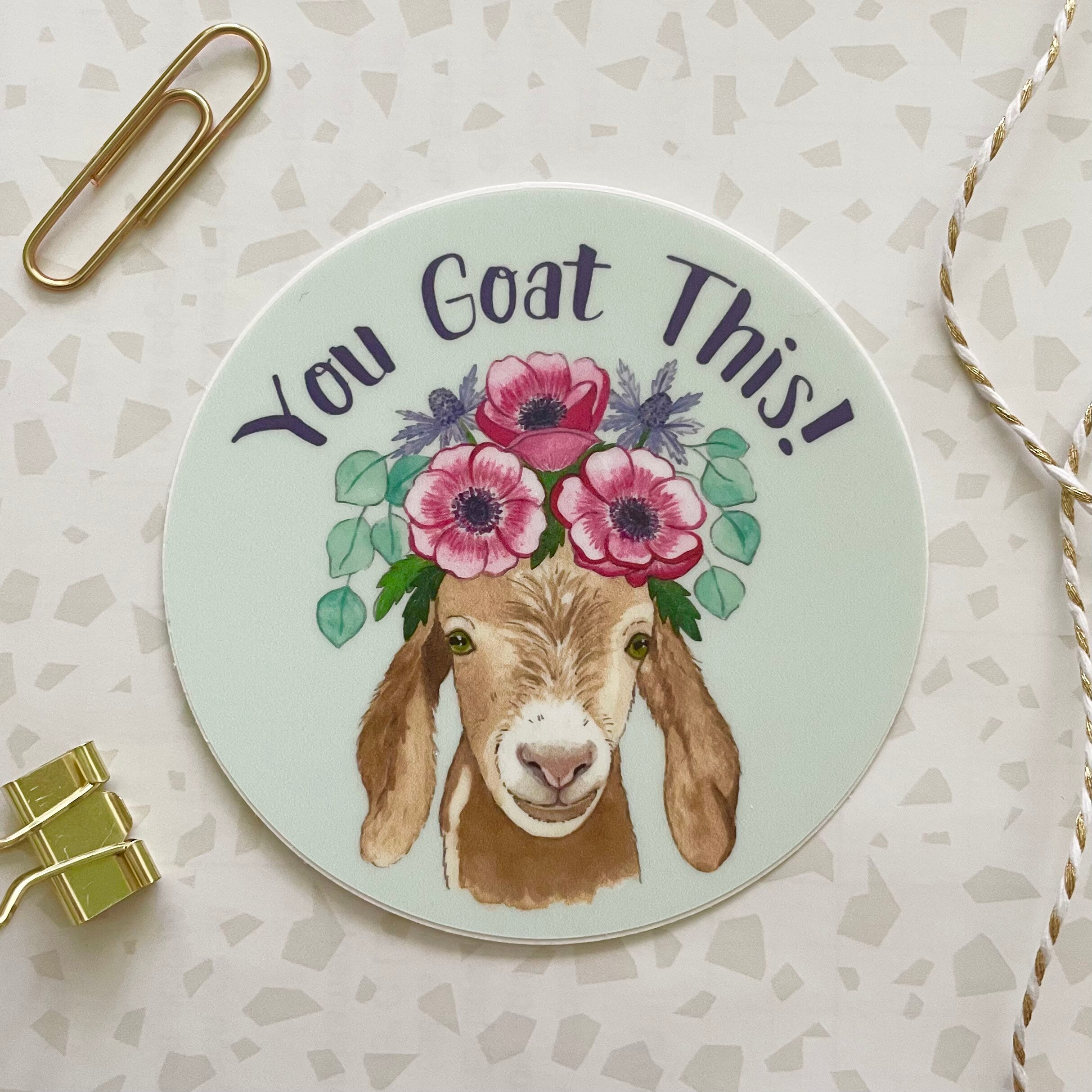Goat Vinyl Sticker — Amy Richards Illustration