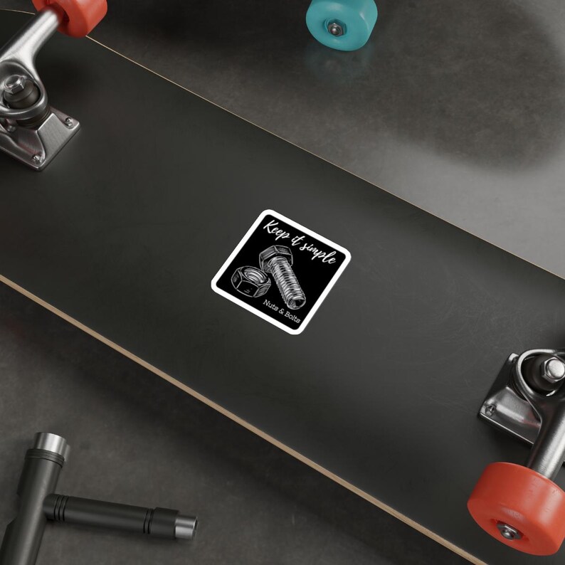 Keep It Simple, Nuts and Bolts Die-cut Sticker (2, 3, 4, 5, 6 Inch) - Etsy