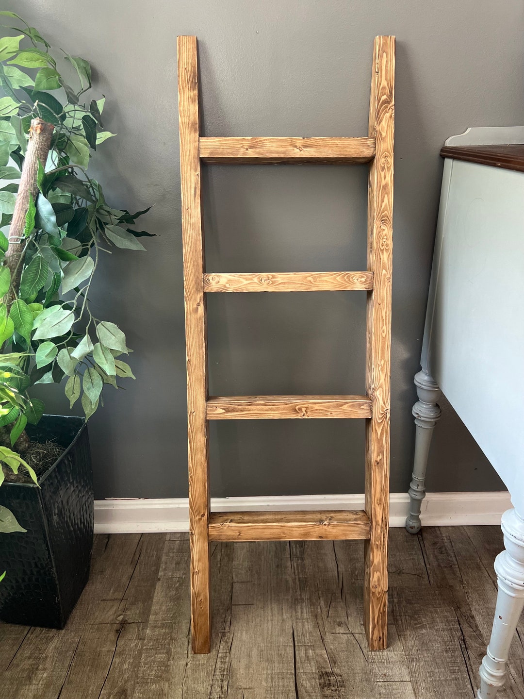 Blanket Ladder, Ladder, Rustic Ladder,farmhouse Ladder - Etsy