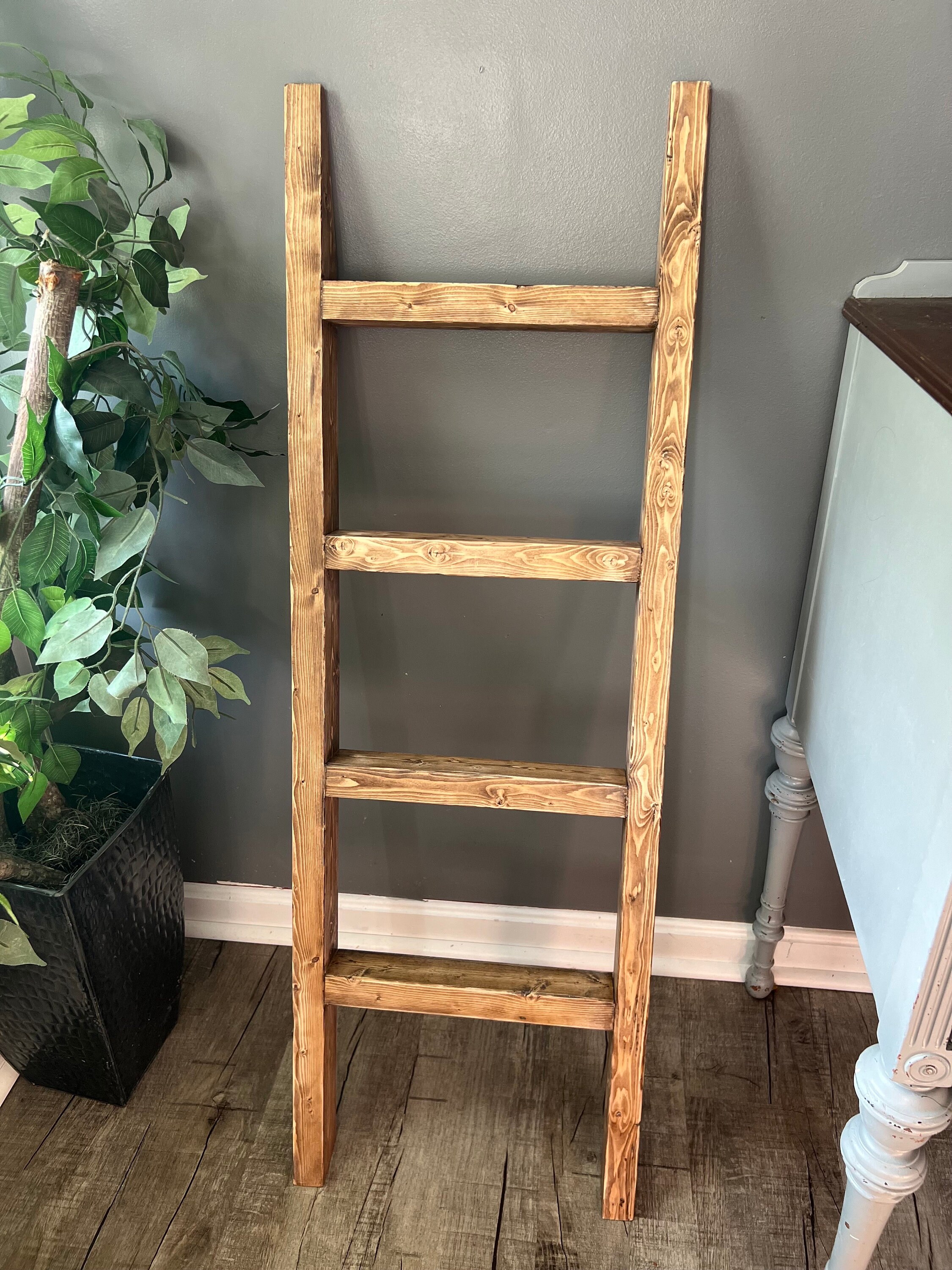 Blanket Ladder, Ladder, Rustic Ladder,farmhouse Ladder - Etsy