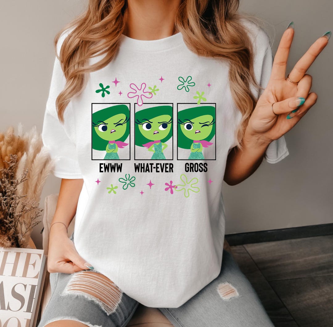 Comfort Colors® Inside Out Disgust Shirt, Disney Pixar Disgust ...