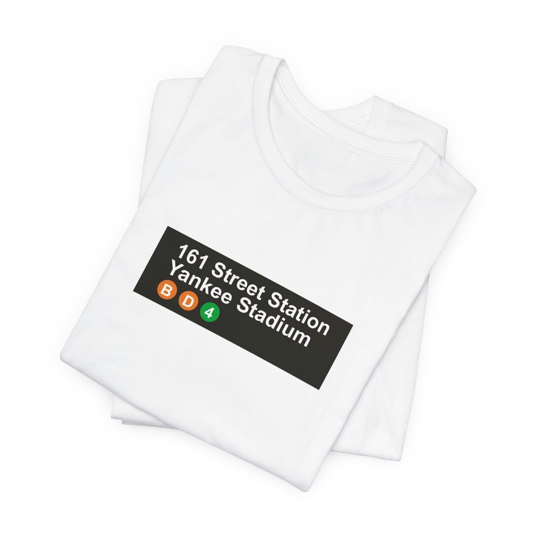 Yankee Stadium Subway Sign Unisex Jersey Short Sleeve Tee - Etsy
