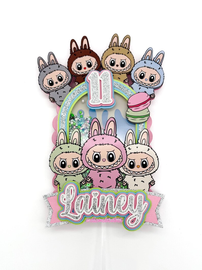 Macaron Monsters Cake Topper, Pastel Macaron, the Monsters, Monsters ...