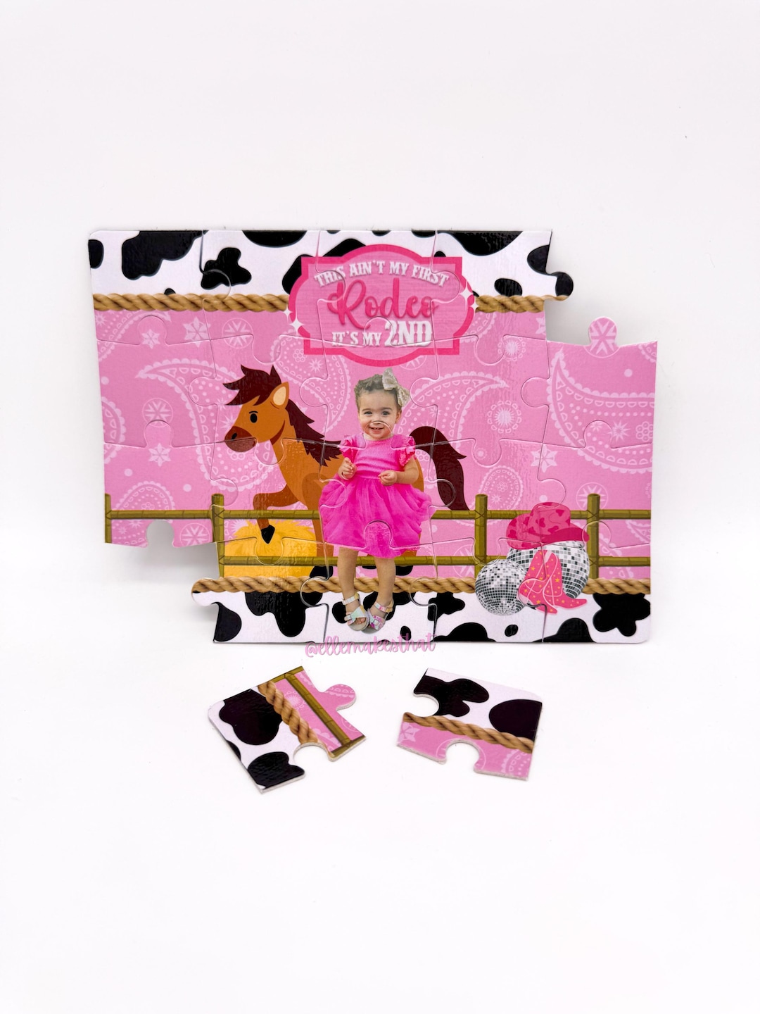 Custom "this Ain't My First Rodeo, It's My Second" Puzzle: 2nd Birthday ...