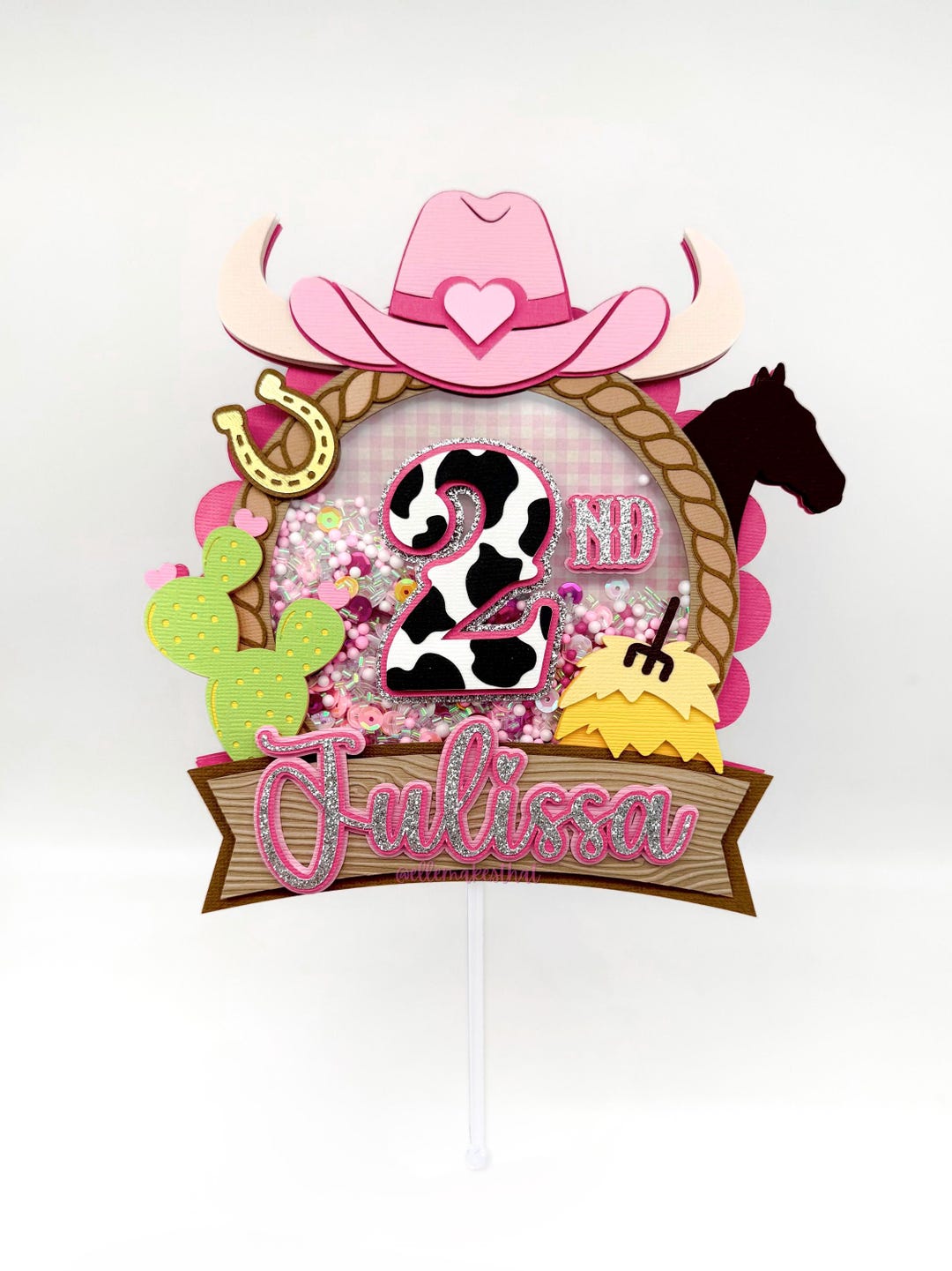 This Ain't My First Rodeo It's My Second, Rodeo Cake Topper, Rodeo ...