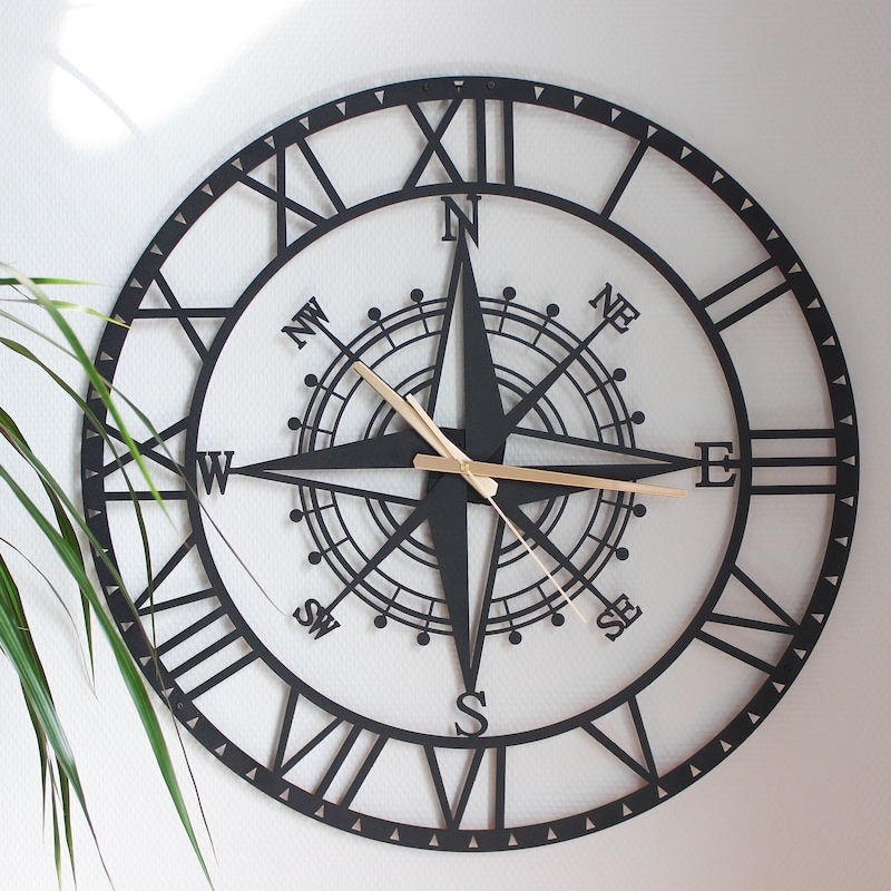 Metal Clock - Etsy
