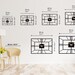 Rectangle Wall Clock, Oversized Silent Metal Wall Clock, Mantel Clock ...