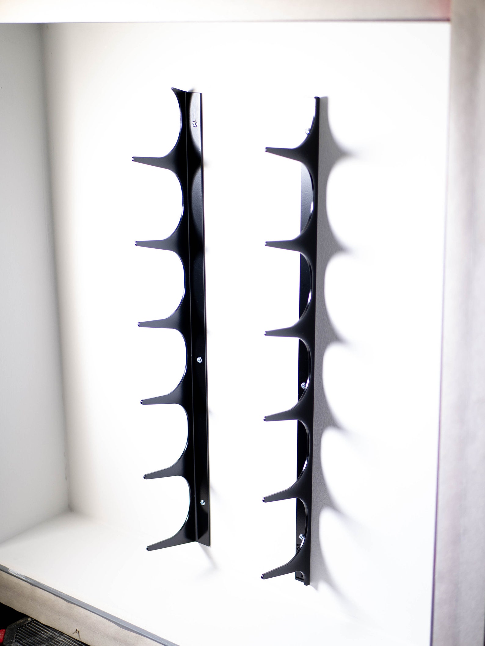 Wall Mounted, Label Out Metal Wine Rack - Etsy