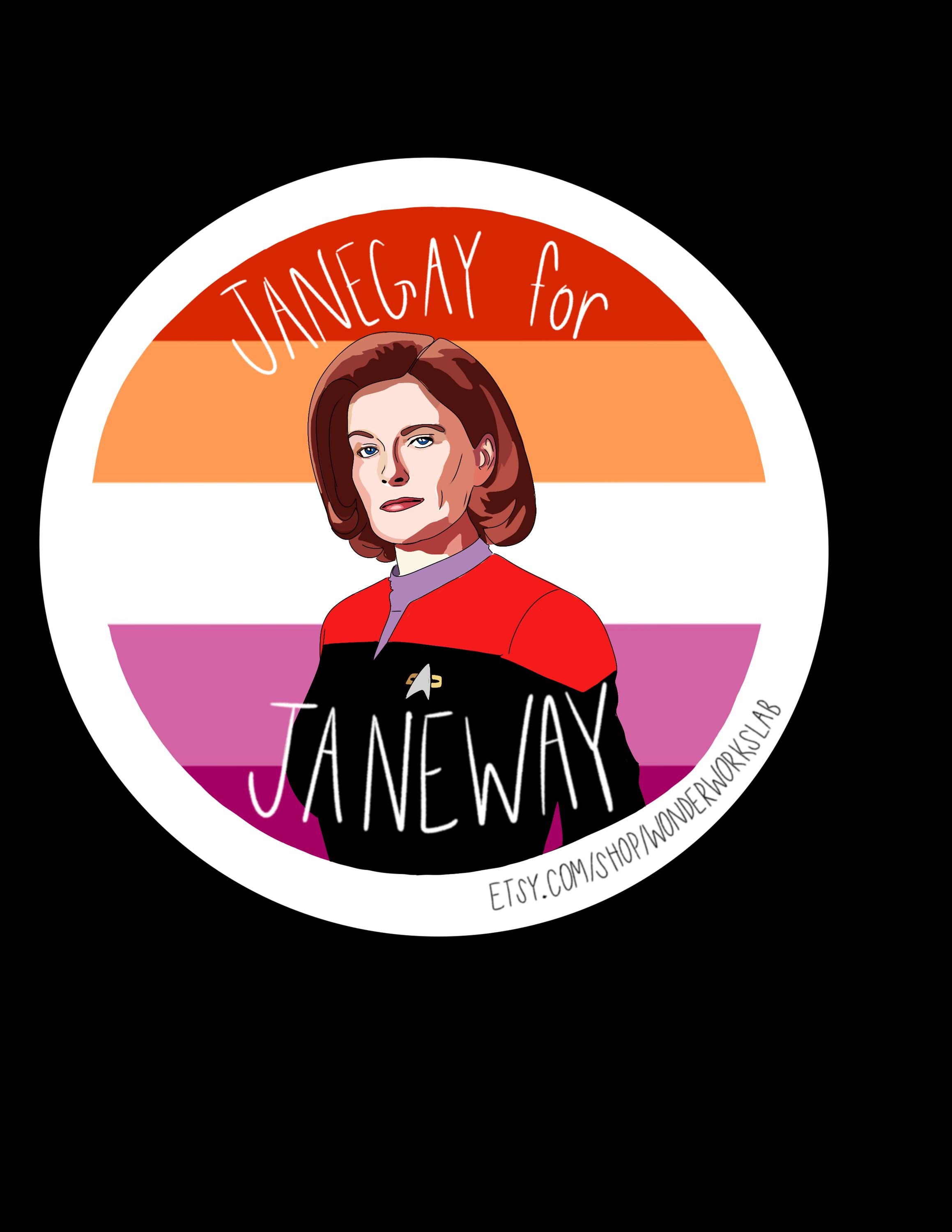 Captain Janeway Sticker - Etsy
