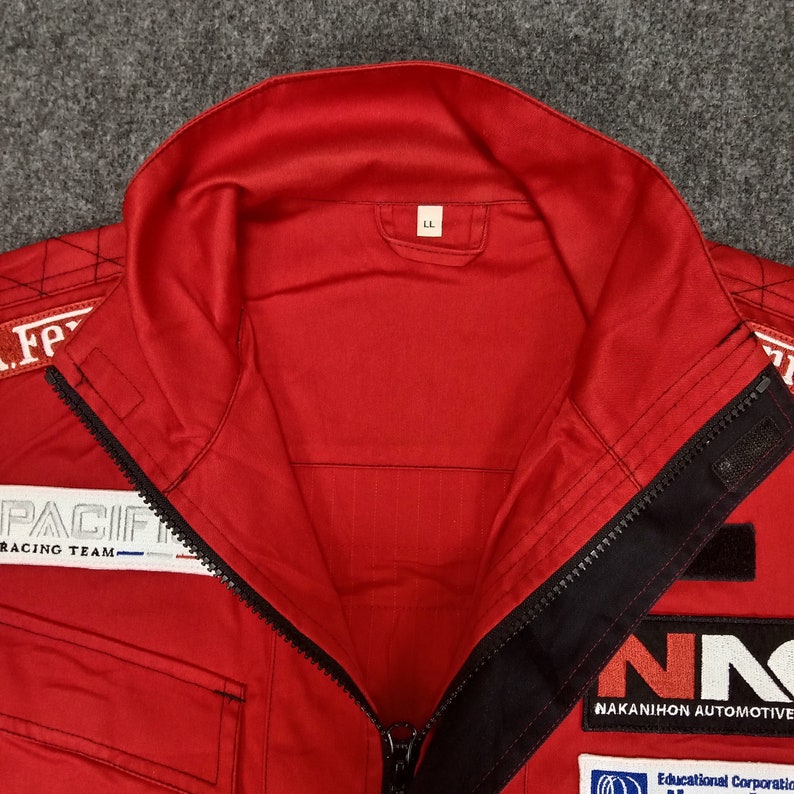 Vintage A.ferrari X NNC Zipper Workwear Racing Jacket - Etsy
